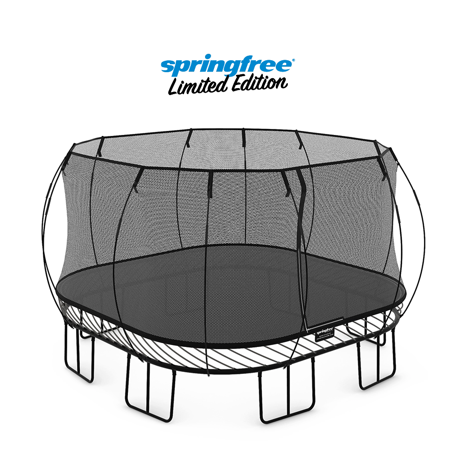 Jumbo Square 13ft Trampoline | Springfree® Trampoline